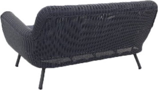 Loungebank Jonah 2-zits - Donkergrijs | bol