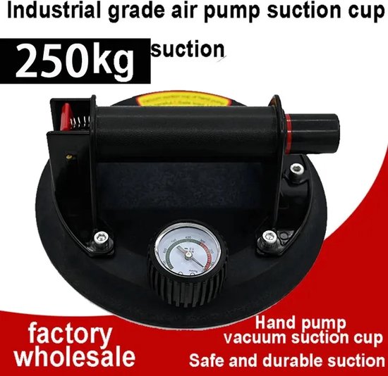 8 Inch 250KG Luchtpomp Vacuüm Zuignappen - Krachtige Zware Sterke ...