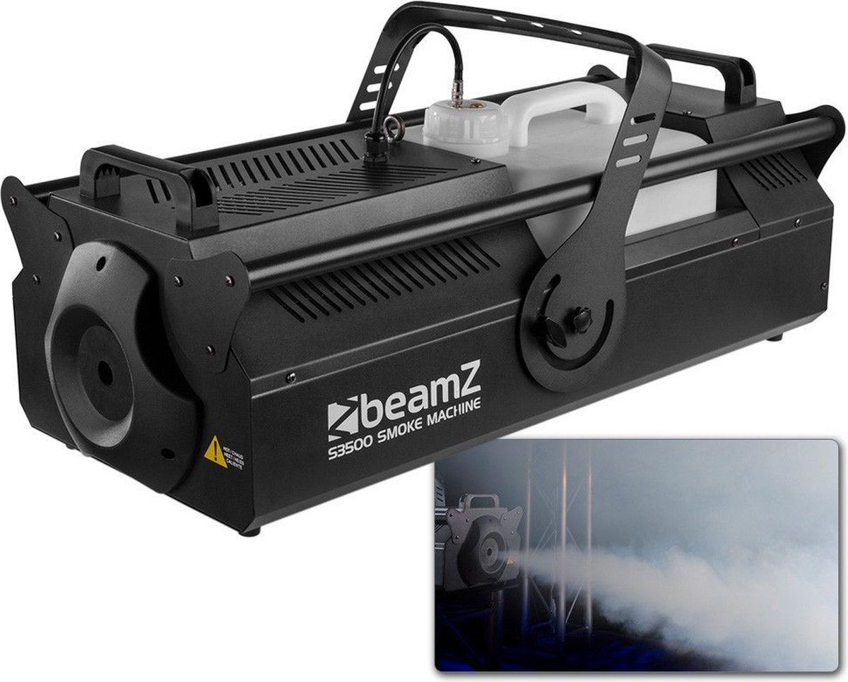 Rookmachine - BeamZ S3500 - DMX - Inclusief 20L rookvloeistof - 3500W ...