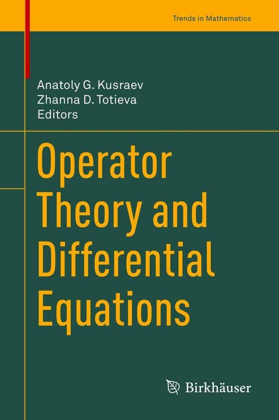 Trends in Mathematics - Operator Theory and Differential Equations (ebook) |... | bol