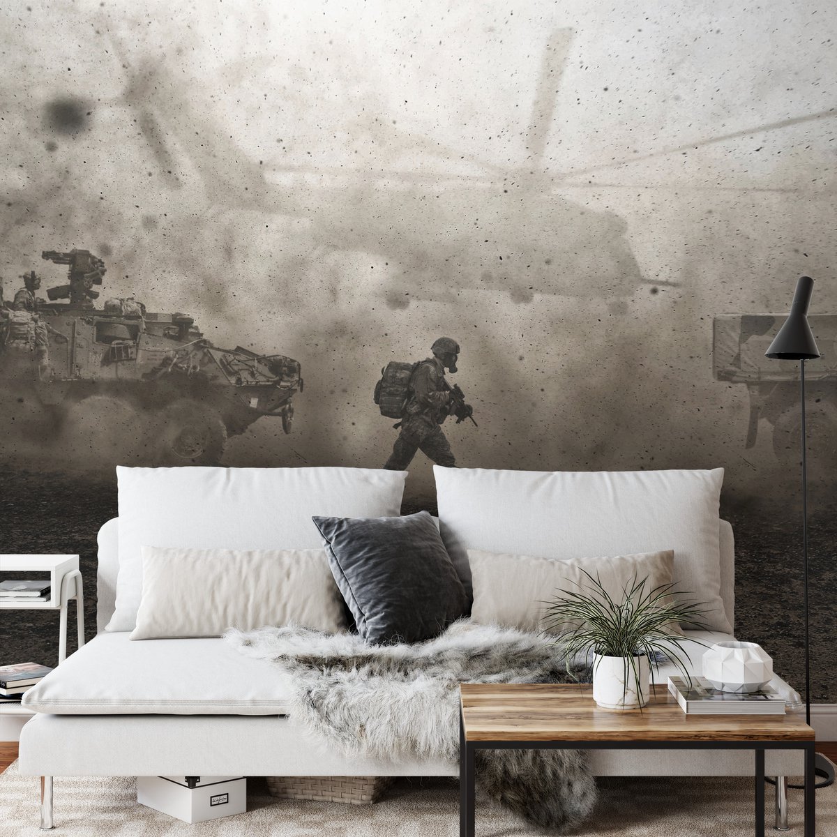 Fotobehang Leger In De Woestijn | bol