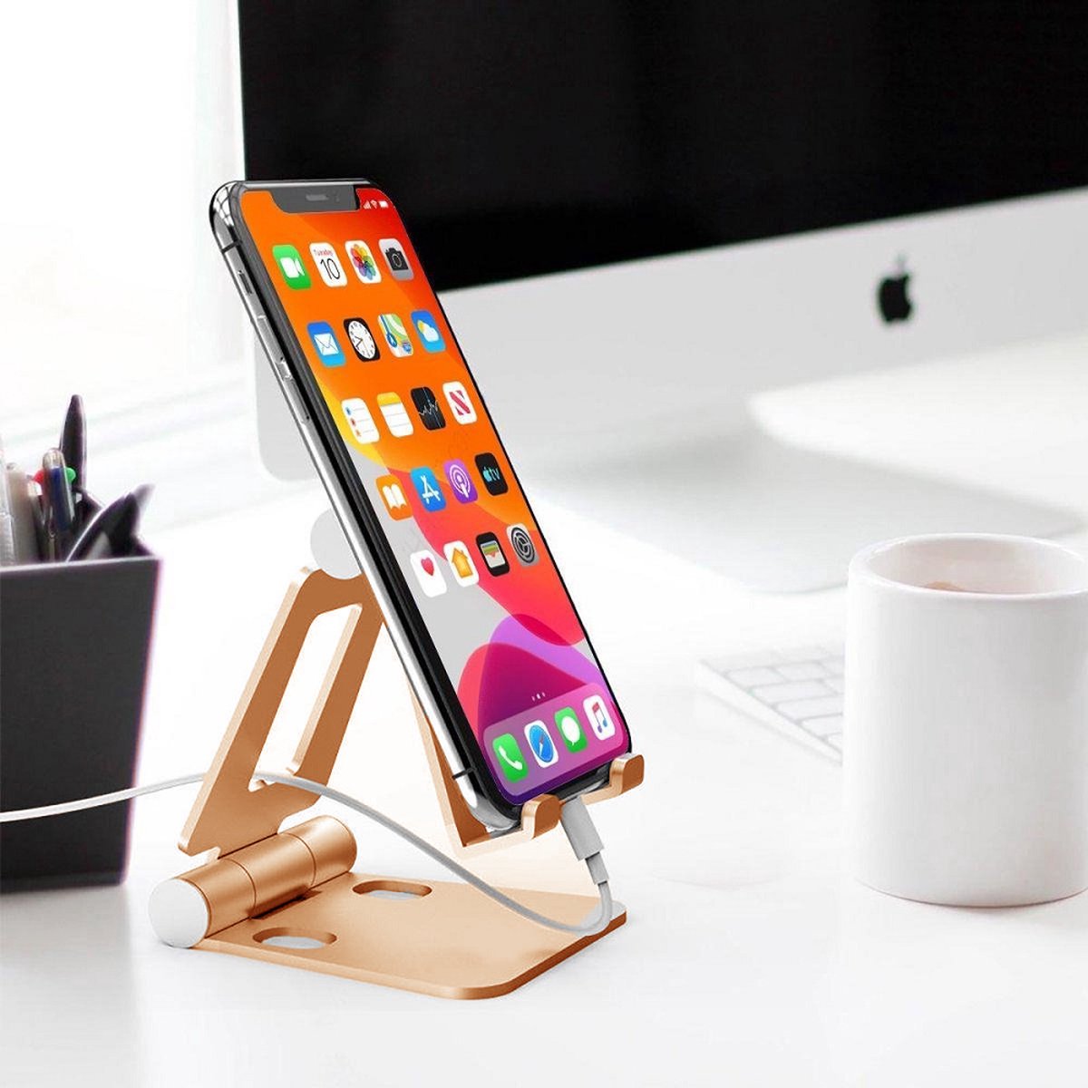 Verstelbare Telefoonhouder bureau | Telefoonstandaard bureau ...