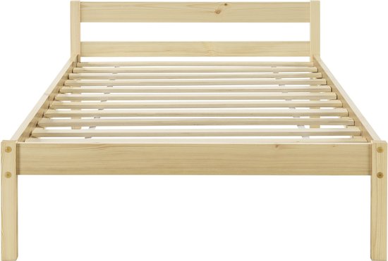 Houten Bed Silke - Grenen - Met Matras - 90x200 cm - Houtkleurig ...