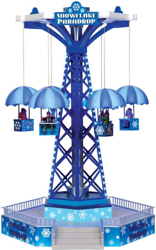 Lemax - 'Snowflake Paradrop' - Verlichte Sights & Sounds met animatie ...