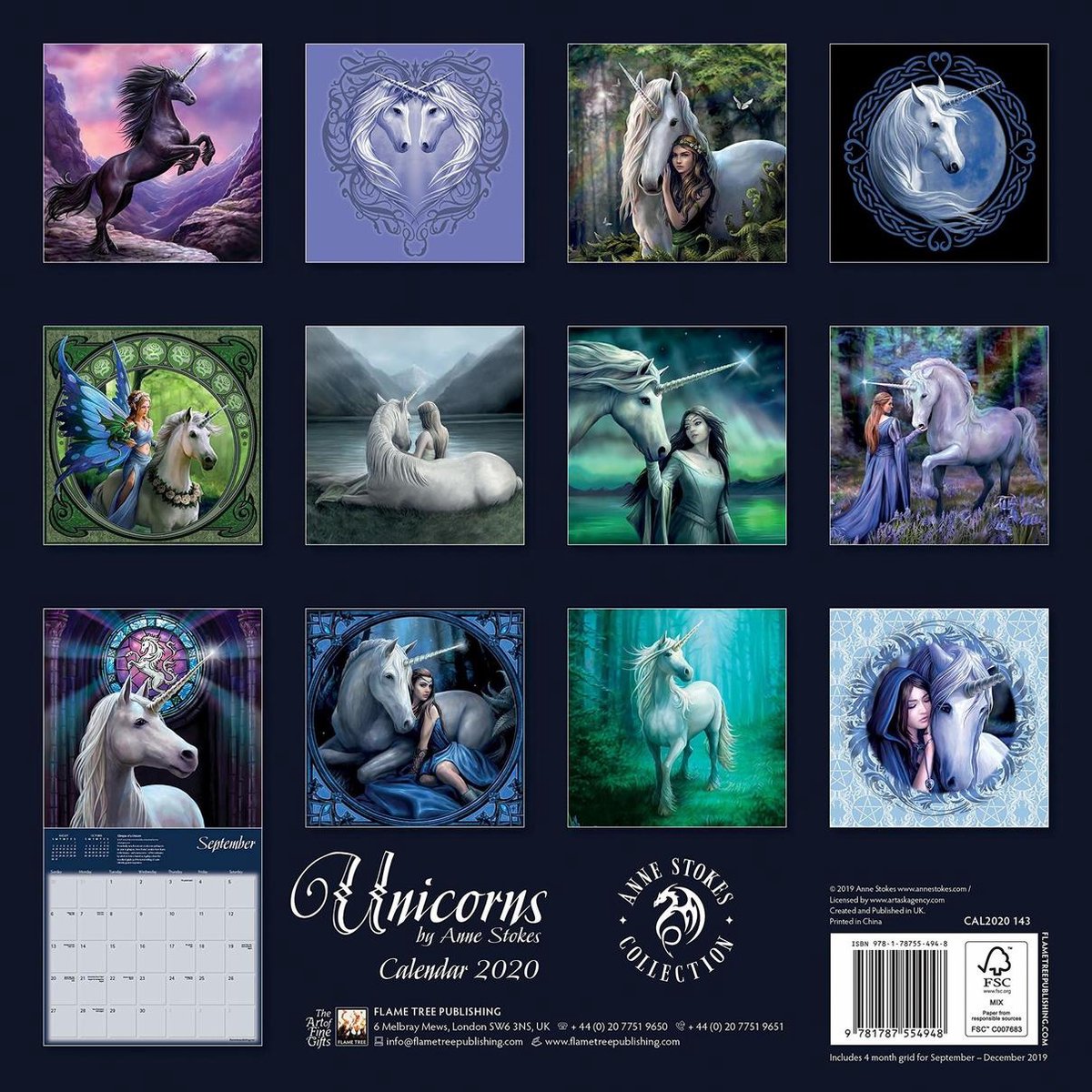 Anne Stokes Unicorns Kalender 2020 | bol.com
