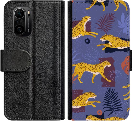Poco F3 Hoesje - Book Case Cheetah Pattern - Designed by Cazy | bol