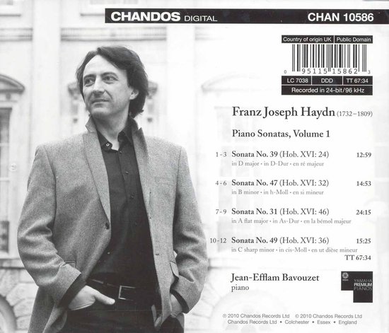 Jean-Efflam Bavouzet - Haydn: Piano Sonatas Volume 1 (CD), Jean-Efflam ...