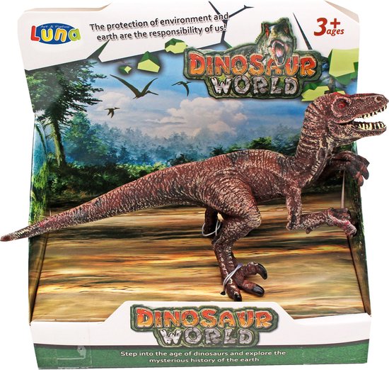 Luna Speelfiguur T-rex Junior 28 X 9,5 X 18,5 Cm Bruin | bol.com