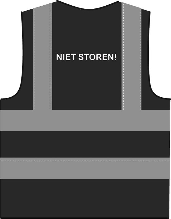 Niet storen hesje RWS zwart | bol