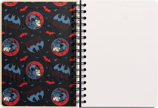 Dc Comics Bullet Journal Batman A5 Classeur à anneaux Beige/Noir | bol.com