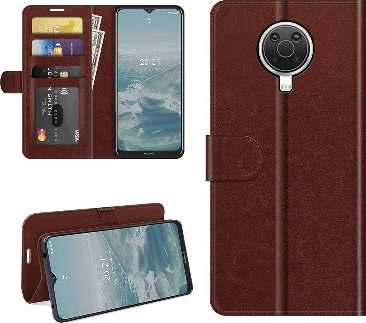 Nokia G10 - Nokia G20 Hoesje - MobyDefend Wallet Book Case (Sluiting ...