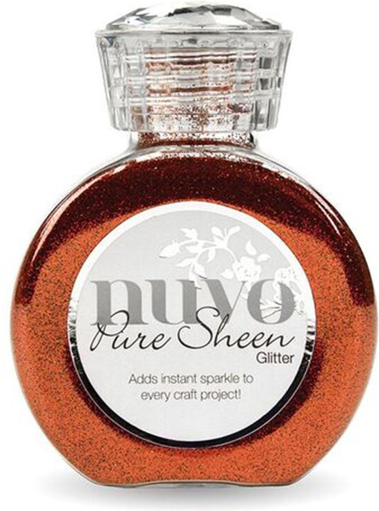 Nuvo Pure sheen glitter Scarlet red | bol