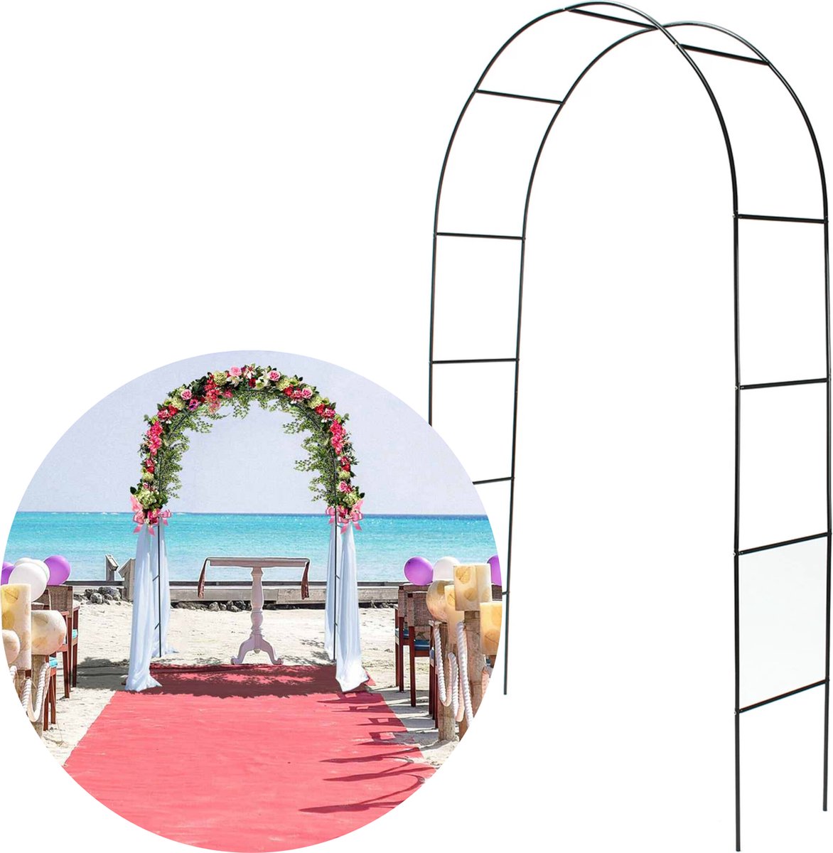 Supremium Decoratie Boog | Bruiloft Decoratie | Ballonnenboog ...