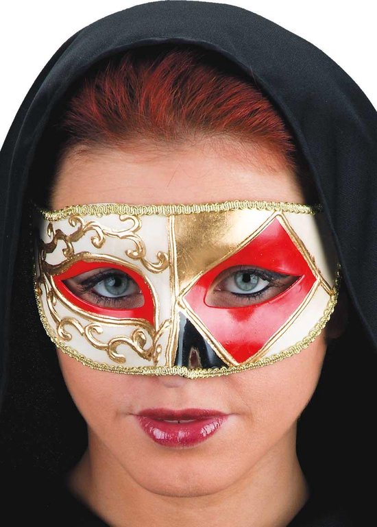 Zwarte Venetiaans masker voor vowassen - Verkleedmasker | bol.com