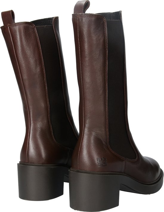 Blackstone Ronja High - Brown - Boots - Vrouw - Brown - Maat: 38 | bol