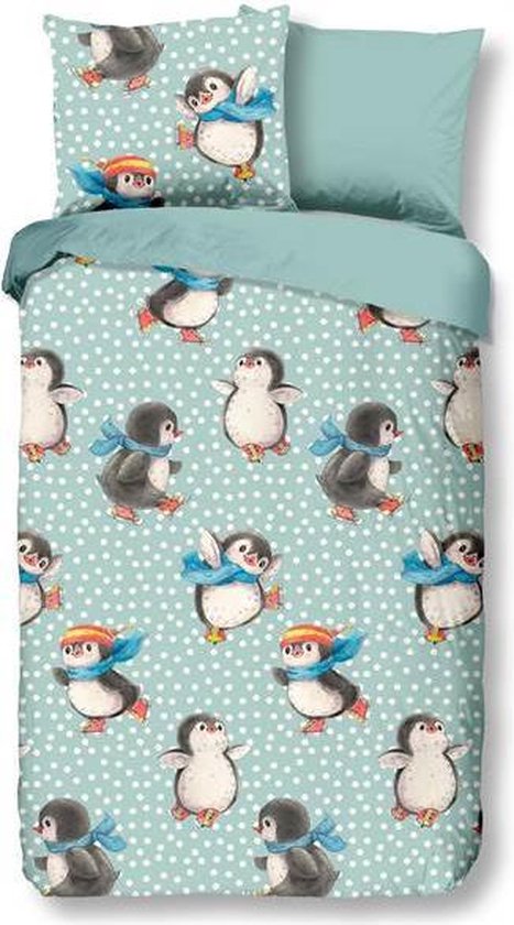 Good Morning Skating - Flanel - Dekbedovertrek - Junior - 120x150 cm ...