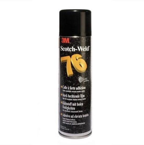 3M 76 Hi-Tack Lijmspray - Voor zware en poreuze materialen - 500ml | bol