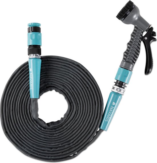 Navaris tuinslang - 7,5 meter lang - Flexibele slang met losse ...