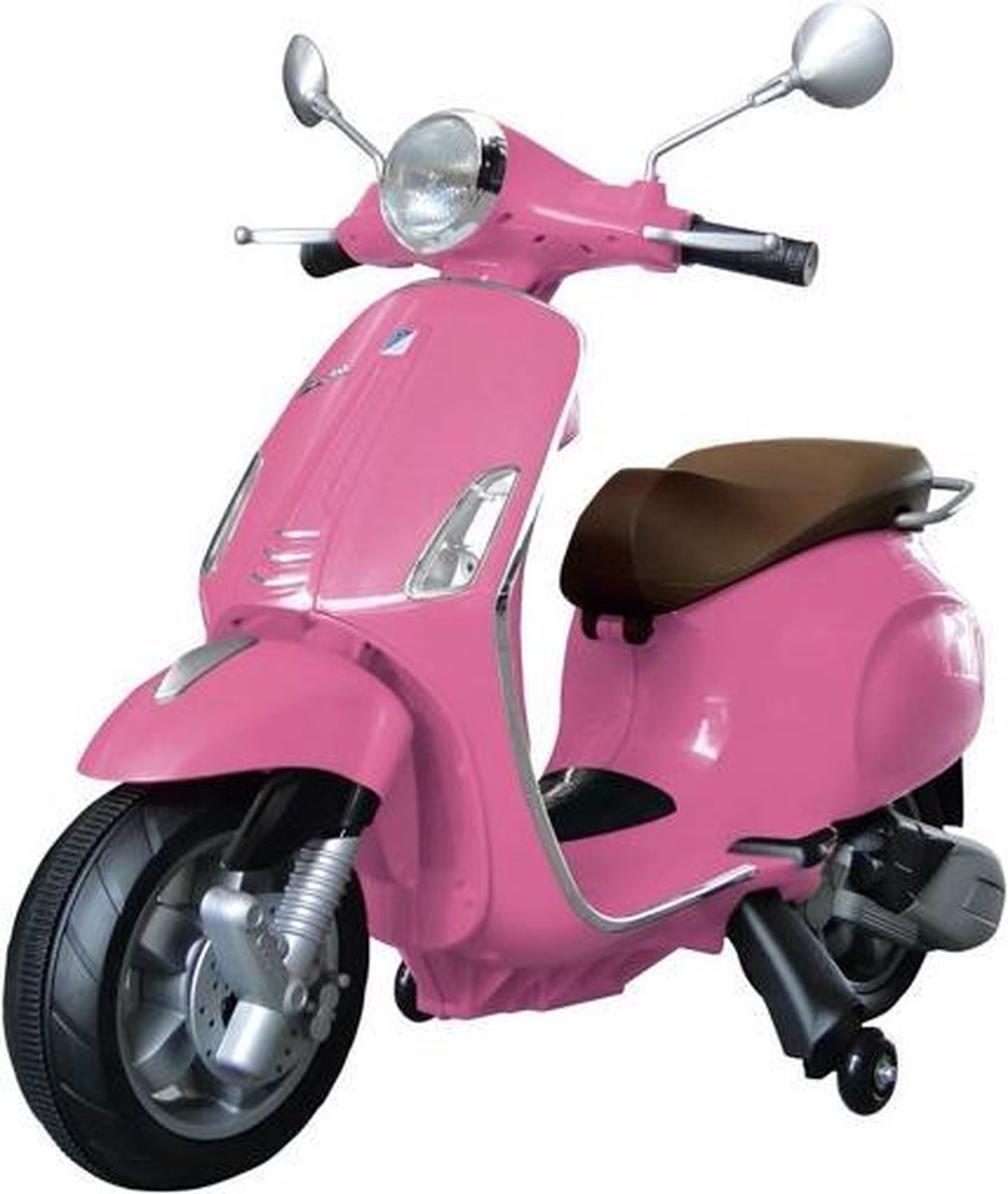 Roze Vespa Primavera, 12v, leather seat | bol.com