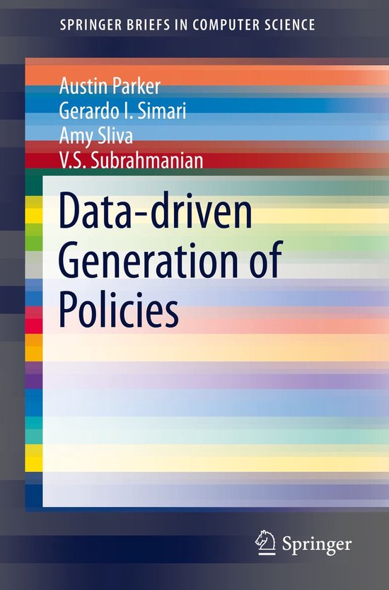 SpringerBriefs in Computer Science - Data-driven Generation of Policies (ebook),... | bol.com