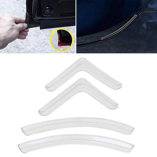 4 Stks / set Universele Auto Styling PVC Autodeur Rand Anti Collision ...