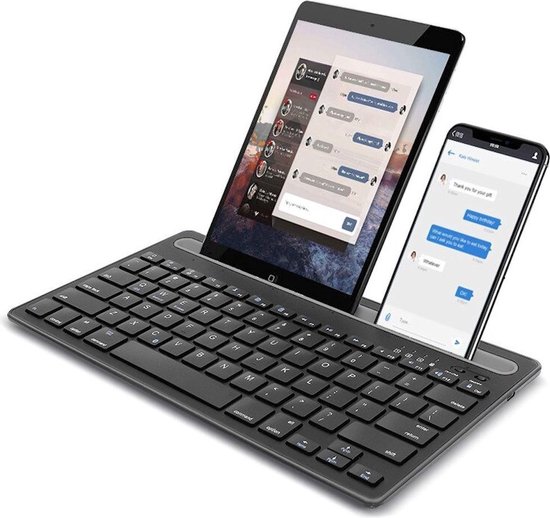 Trendfield Draadloos Toetsenbord Bluetooth met Inkeping voor Tablet of ...
