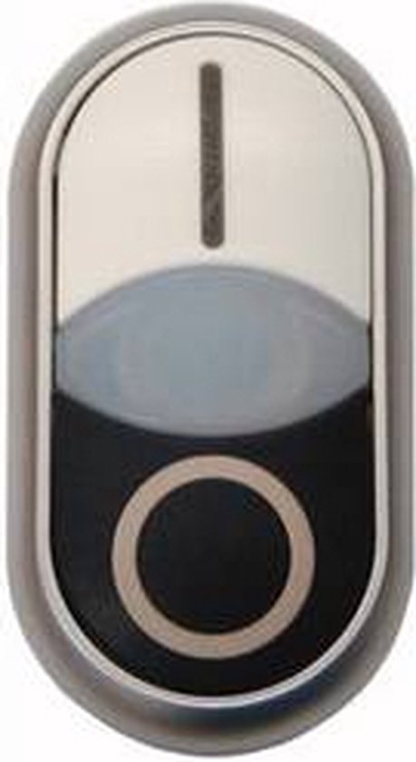 Eaton 216707 M22S-DDL-WS-X1/X0 Dubbele drukknop Kunststof frontring 1 stuk(s) | bol