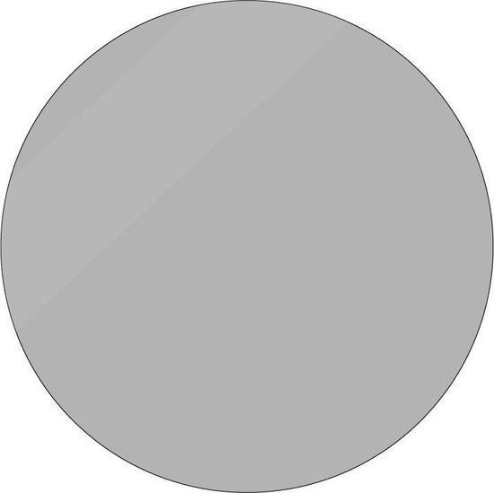 Blanco grijs glans sticker, beschrijfbaar 50 mm - 10 stuks per kaart | bol
