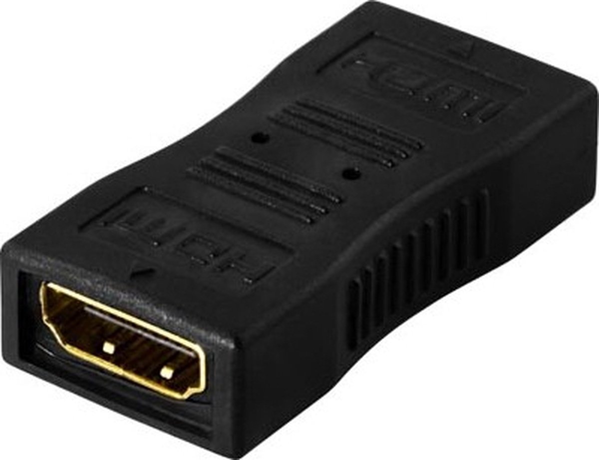 Deltaco - HDMI Koppelstuk - HDMI Naar HDMI - 4K 60Hz - Zwart | bol