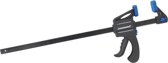 Silverline Snelspanklem - 450 mm - 45 cm | bol.com
