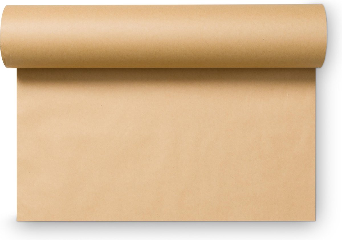 vtwonen Papieren Rol - Bruin - 25 Meter | bol