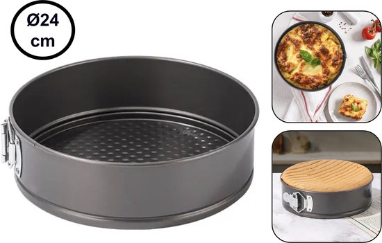 PD® - Bakvorm - Springvorm - Taartvorm - Springvorm 24 cm - Anti Aanbak Laag - Ø 24 cm... | bol