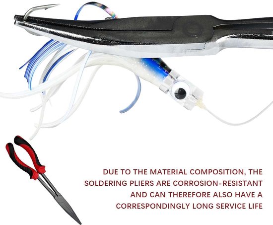 Vistang, punttang, lotang, alleen punttang, tang extra slechts 28 cm | bol