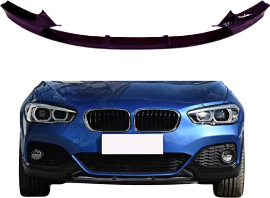 BMW 1 Serie F20&F21 LCI (2015-2019) M-Style Front Lip Glans Zwart | bol