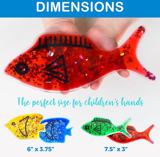 Squidgy Sparkle Fish Jelly Shapes – Set of 4 | Games | bol