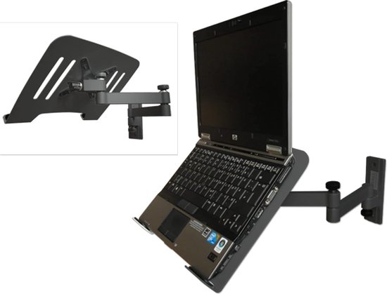 Universele muurbeugel beugel voor laptop netbook tablet PC - zwart ...