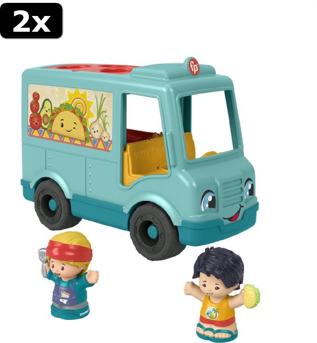 2x Fisher-Price Little People Food Truck | bol.com