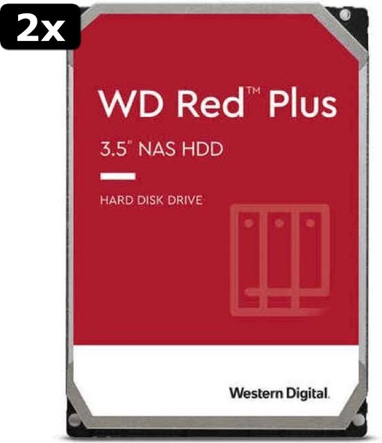 2x Western Digital Red Plus - 12 TB | bol.com