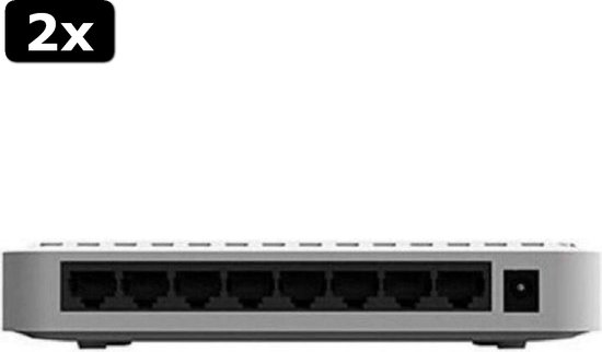 2x Netgear GS608 v4 - Netwerk Switch | bol.com