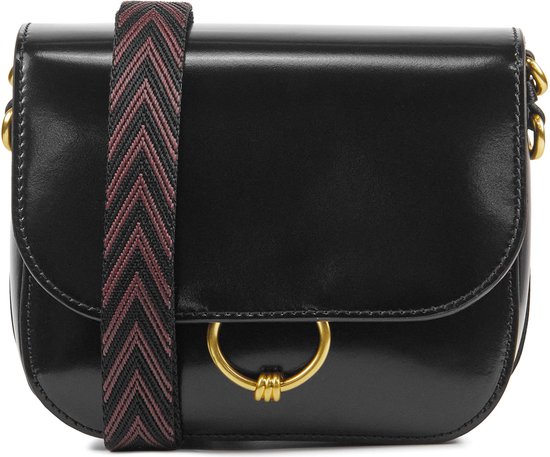 Gianni Chiarini Crossbodytas Dames / Handtas - Leer - meg 8925 - Zwart | bol.com