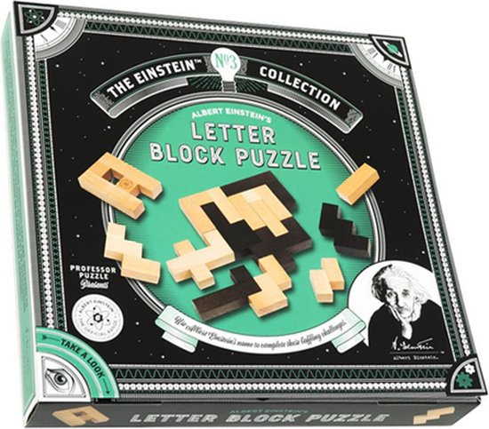 Professor Puzzle Einstein Albert's Letter Blocks Puzzle | Games | bol