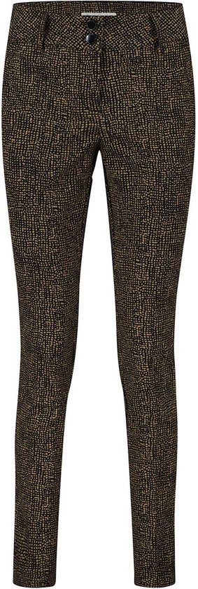 Red Button Broek Diana Srb3095 Camel Black Print Dames Maat - W34 | bol
