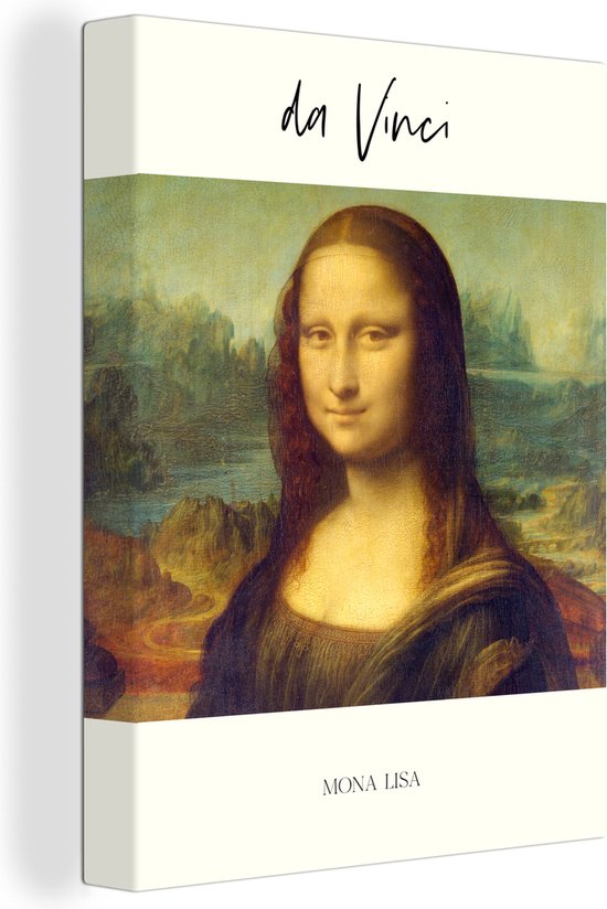 Oude Meesters Sur Toile 30x40 Décoration Murale Mona Lisa