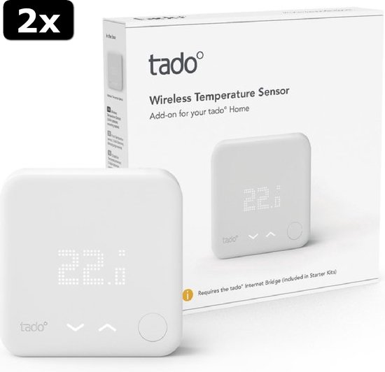 2x tado¬∞ Draadloze Temperatuursensor | bol.com