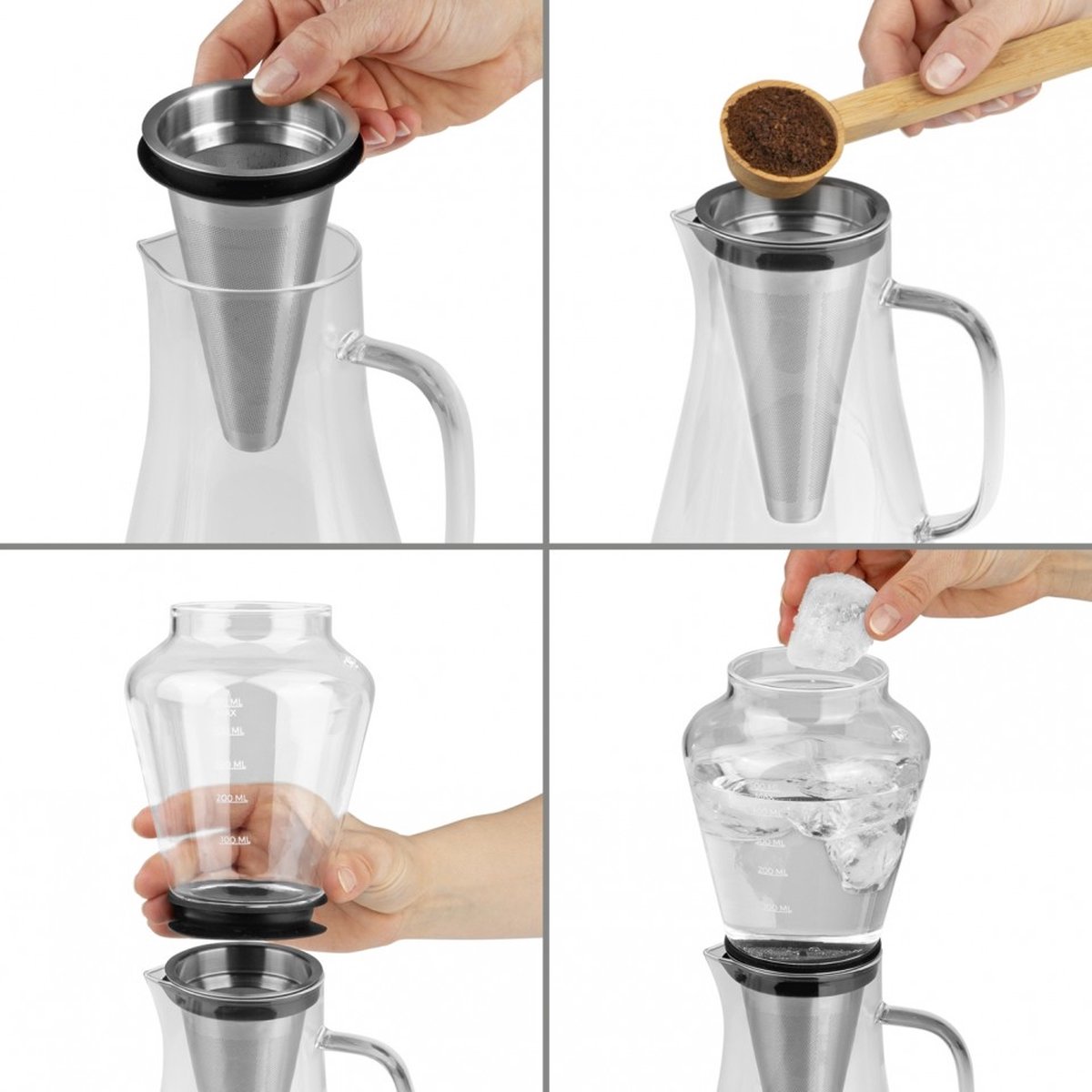 BEEM Cold Drip Koffiezetapparaat – 500ML – Cold Brew – ijskoffiemaker ...