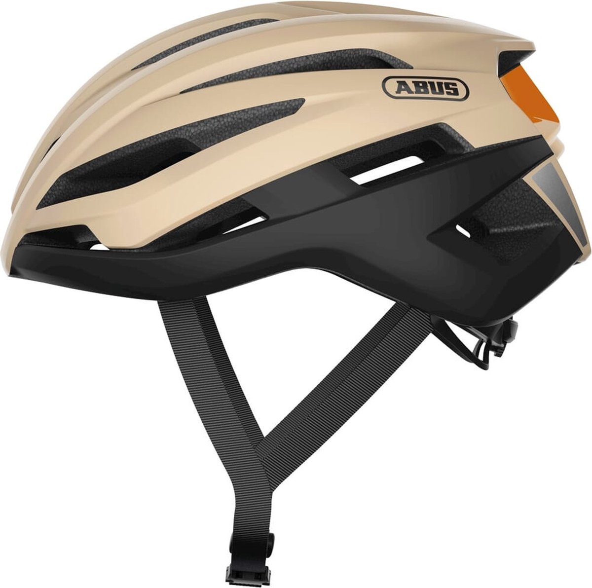 Abus Stormchaser Fietshelm - Maat L (57-61 cm) - beige black | bol