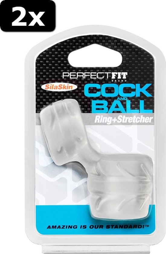 2x Silaskin Cock & Ball - Transparent | bol.com