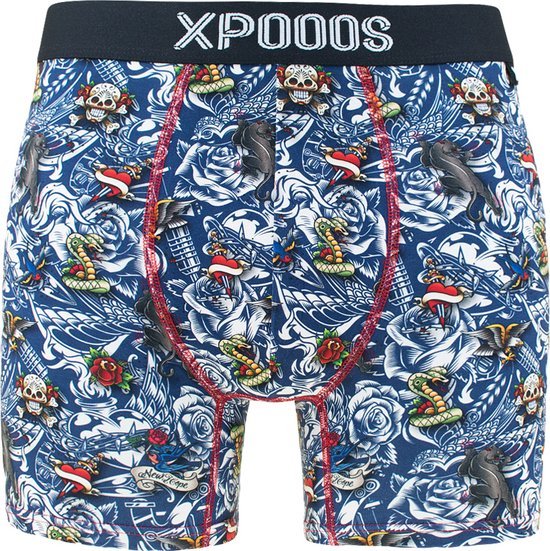 XPOOOS boxer sailor tattoo multi - M | bol.com