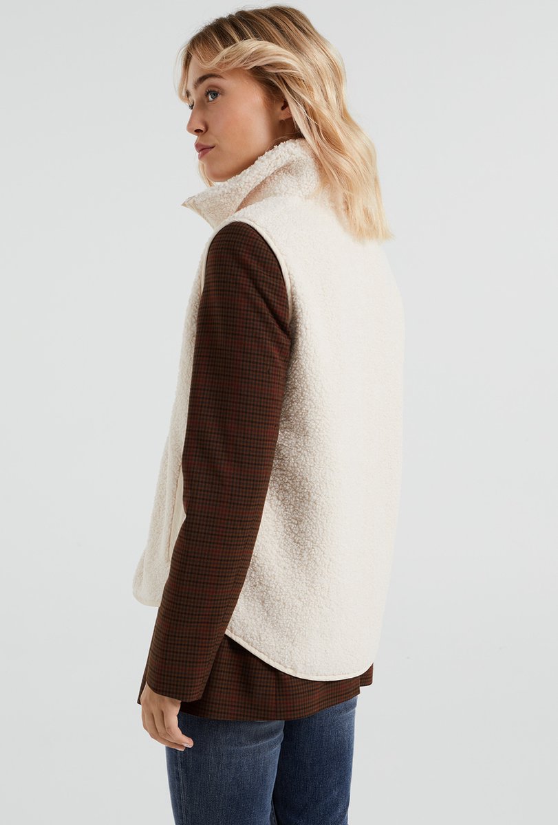 WE Fashion Dames mouwloos teddy vest | bol.com