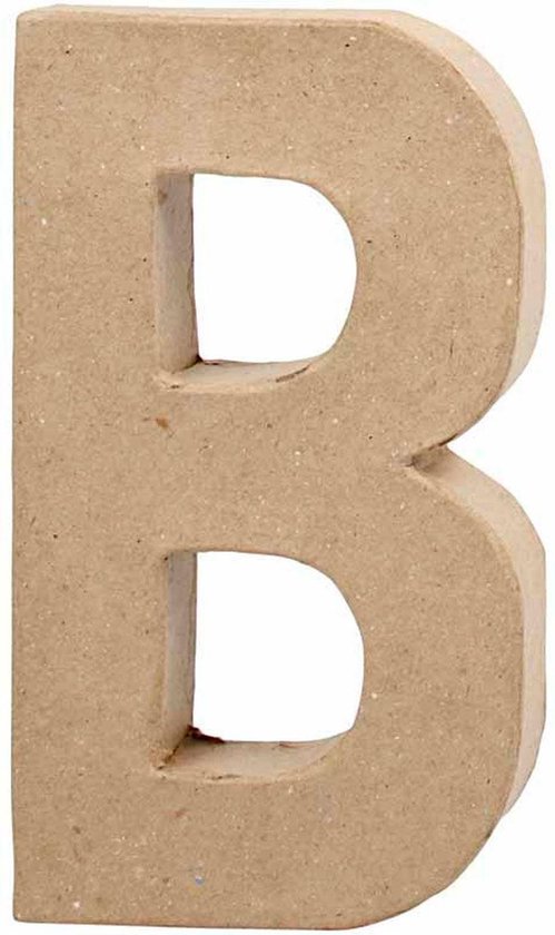 Letter, groot, B, h: 20,5 cm, b: 11,5 cm, 1stuk, dikte 2,5 cm | bol